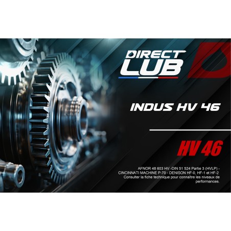 Direct Lub - Huile hydraulique HV46 / ISO 46 Fabrication française